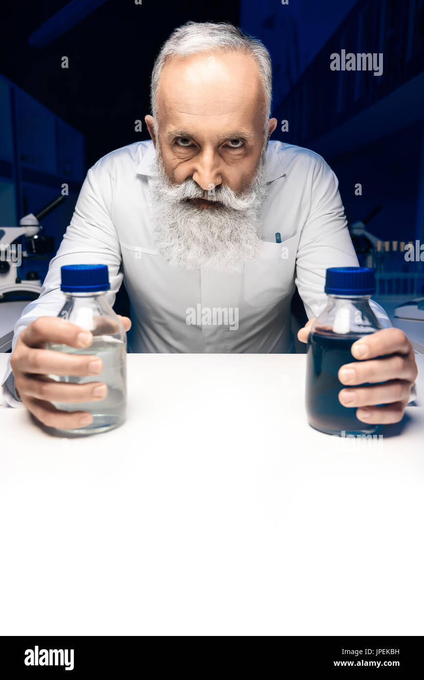 Scientist laboratory evil hi-res stock photography and images - Alamy