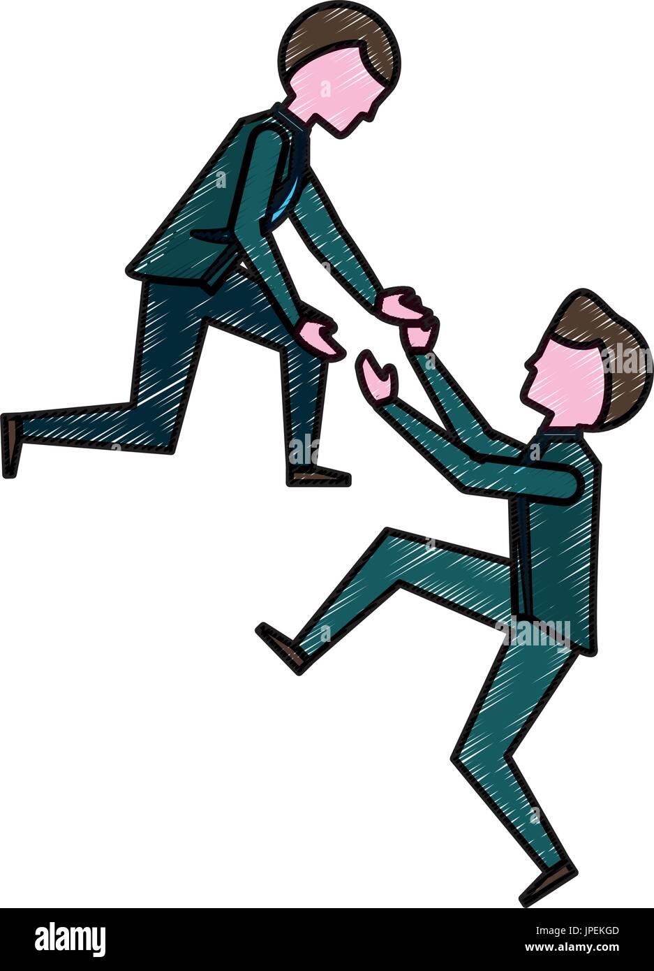 Business teamwork cartoon Stock Vector Image & Art - Alamy