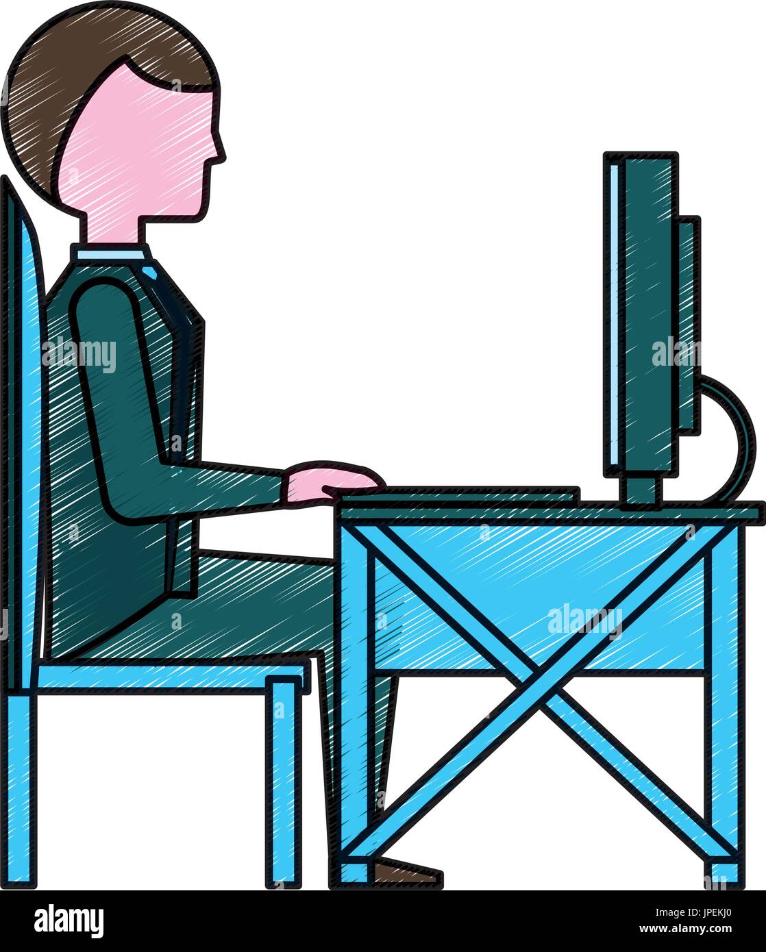 Executive businessman cartoon Stock Vector Image & Art - Alamy