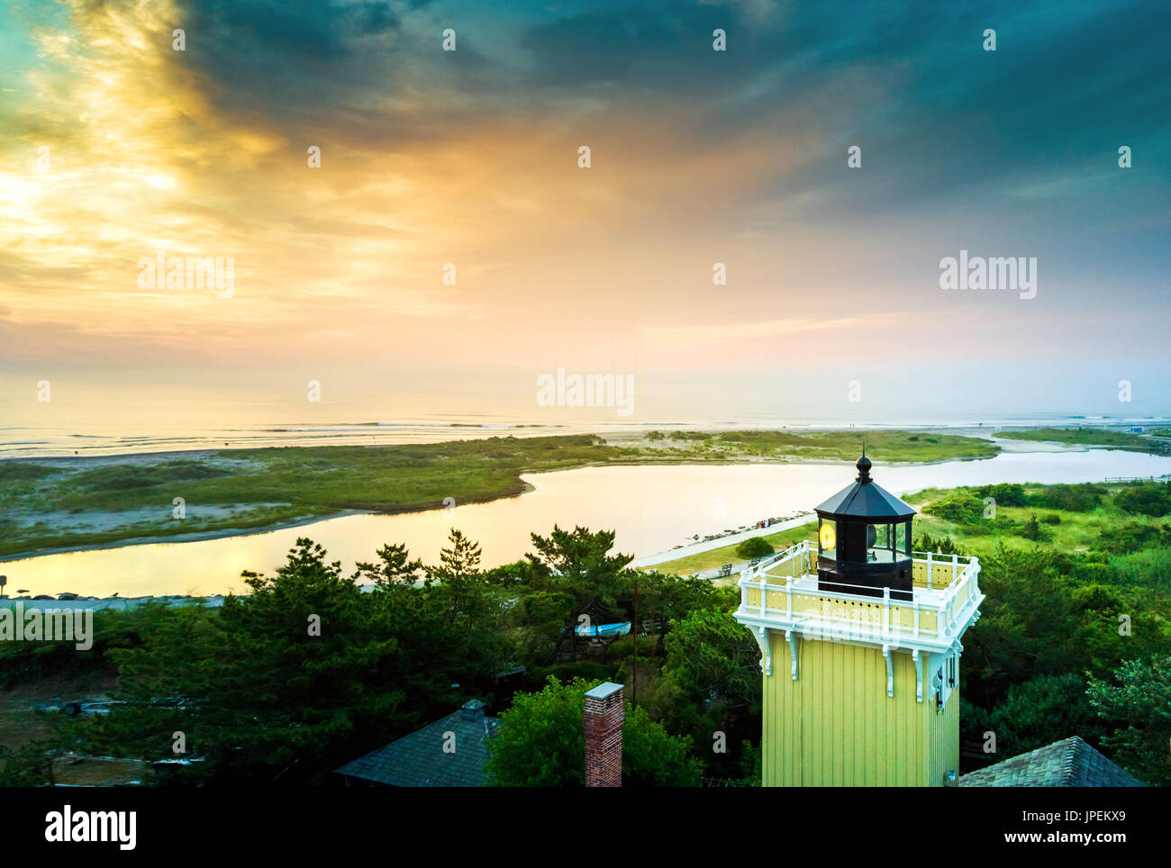 Aerial sunset hi-res stock photography and images - Alamy