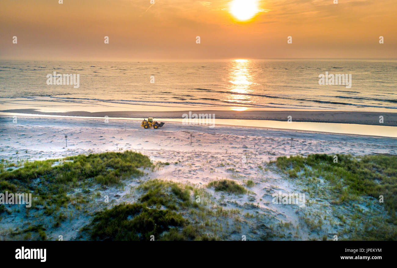 Aerial view of ocean at sunset hi-res stock photography and images - Alamy