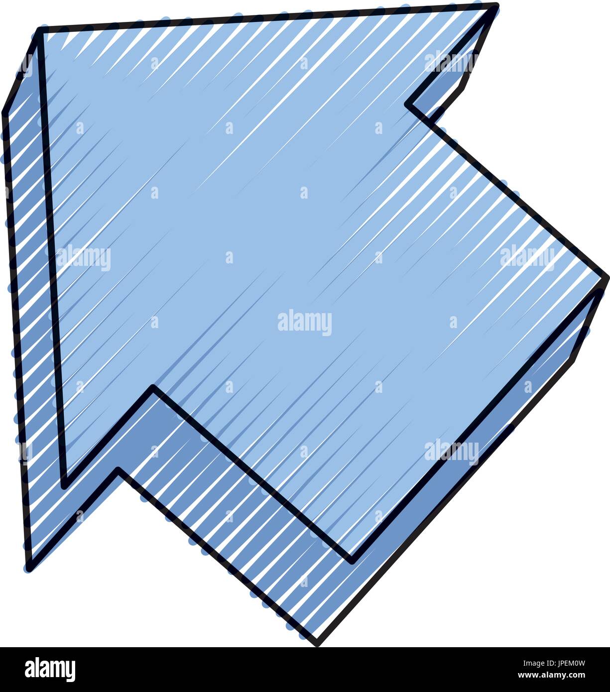 Arrow pointing symbol Stock Vector Image & Art - Alamy