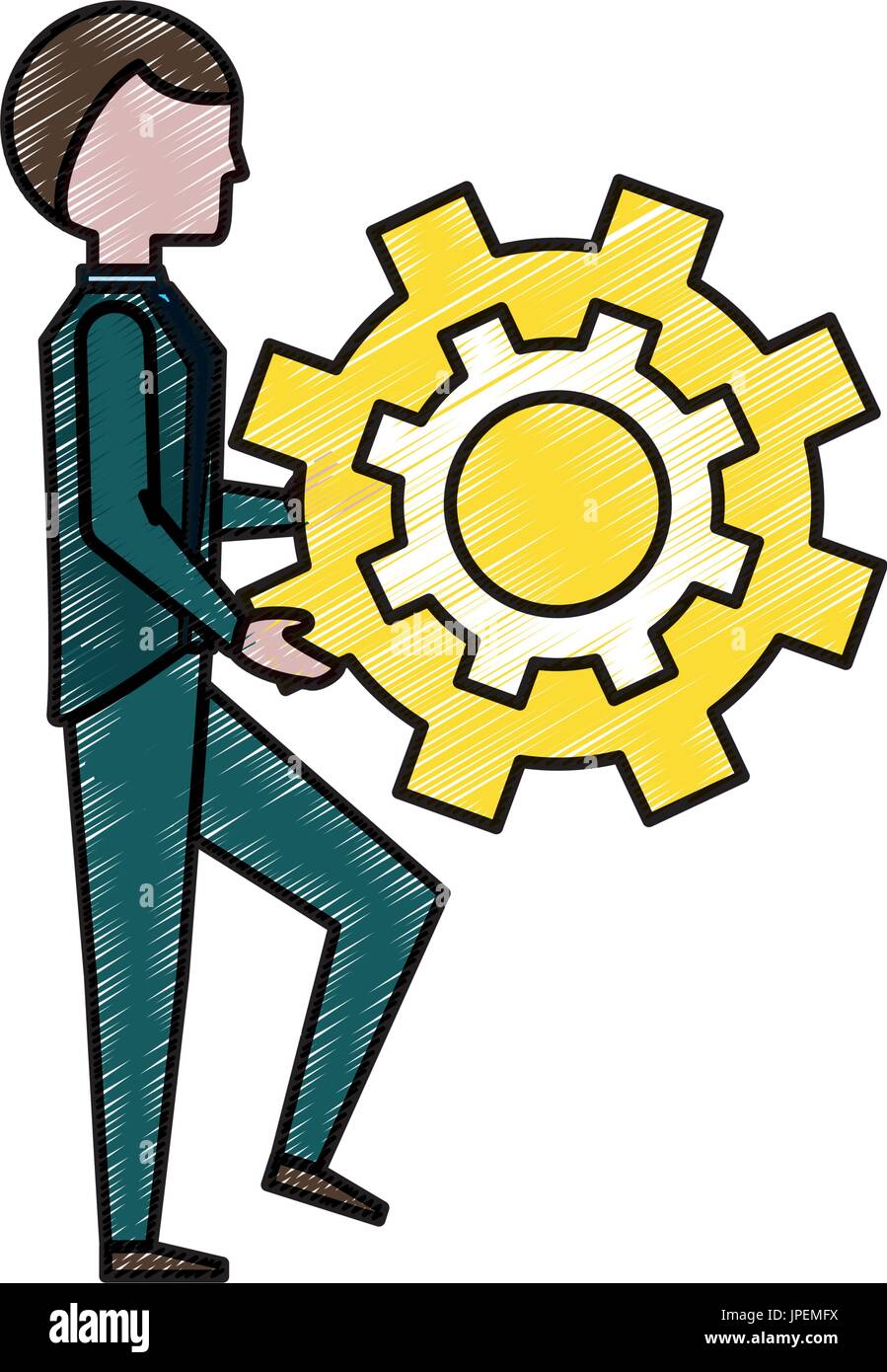 Executive businessman cartoon Stock Vector Image & Art - Alamy