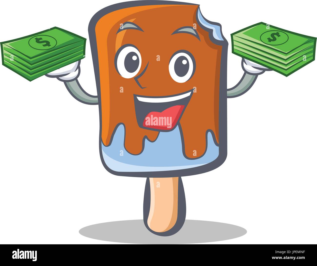 Money and ice Stock Vector Images - Alamy
