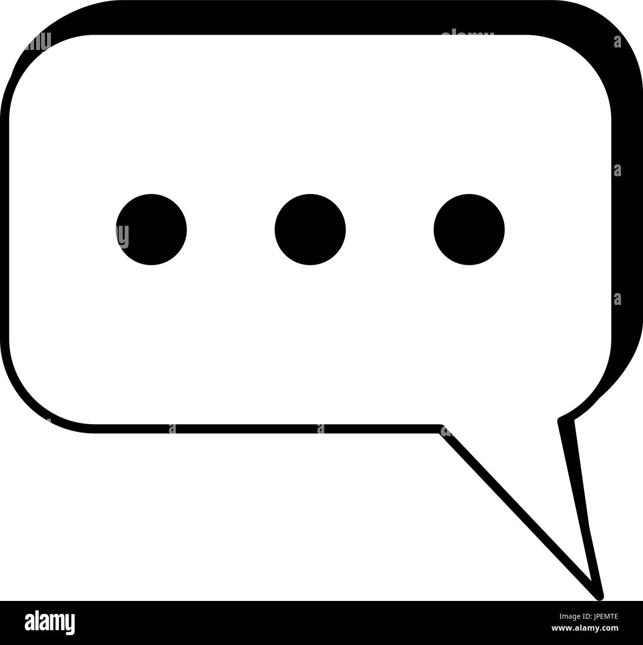 Conversation bubbles image Black and White Stock Photos & Images - Alamy