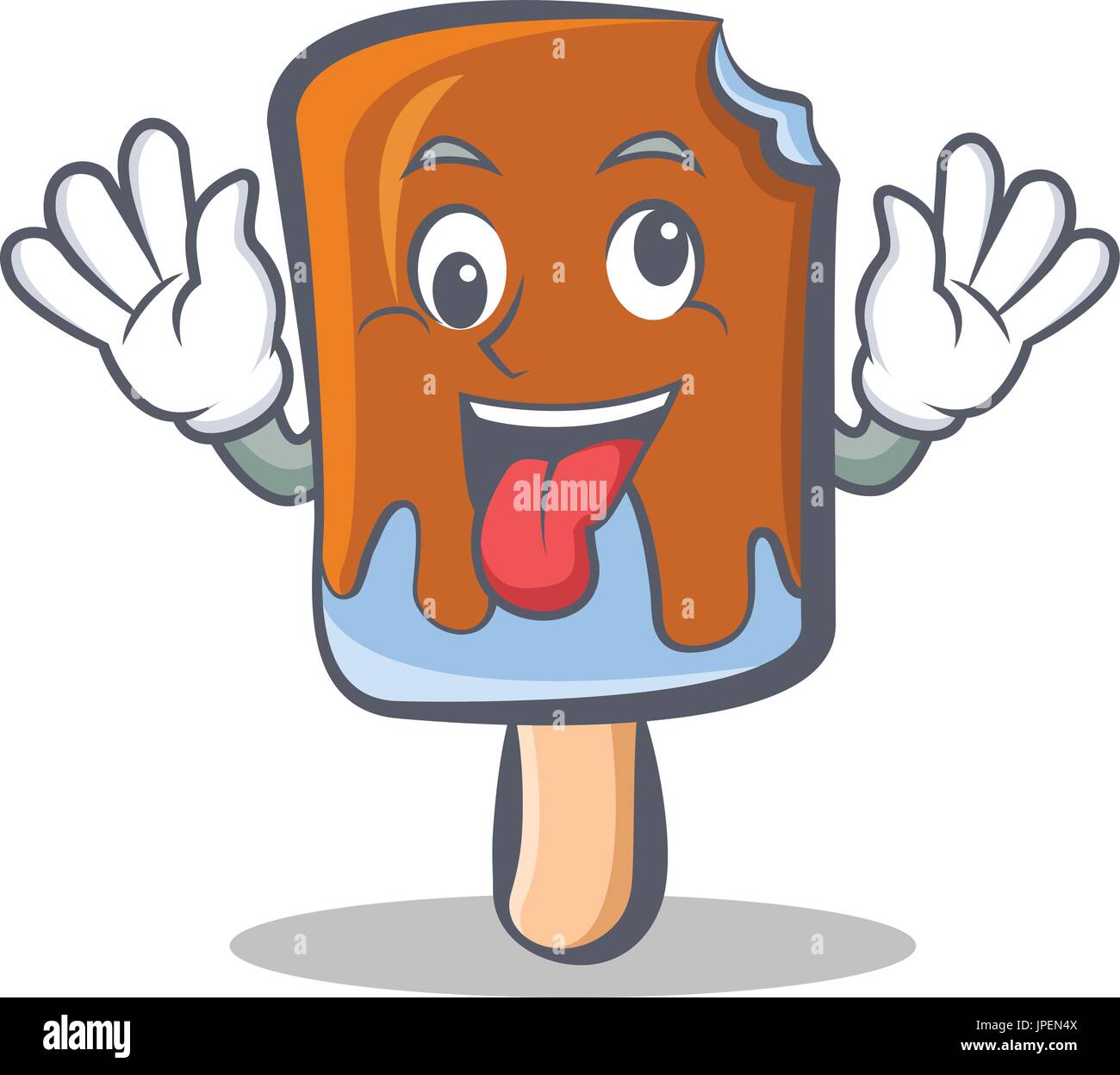 Crazy ice cream illustration hi-res stock photography and images - Alamy