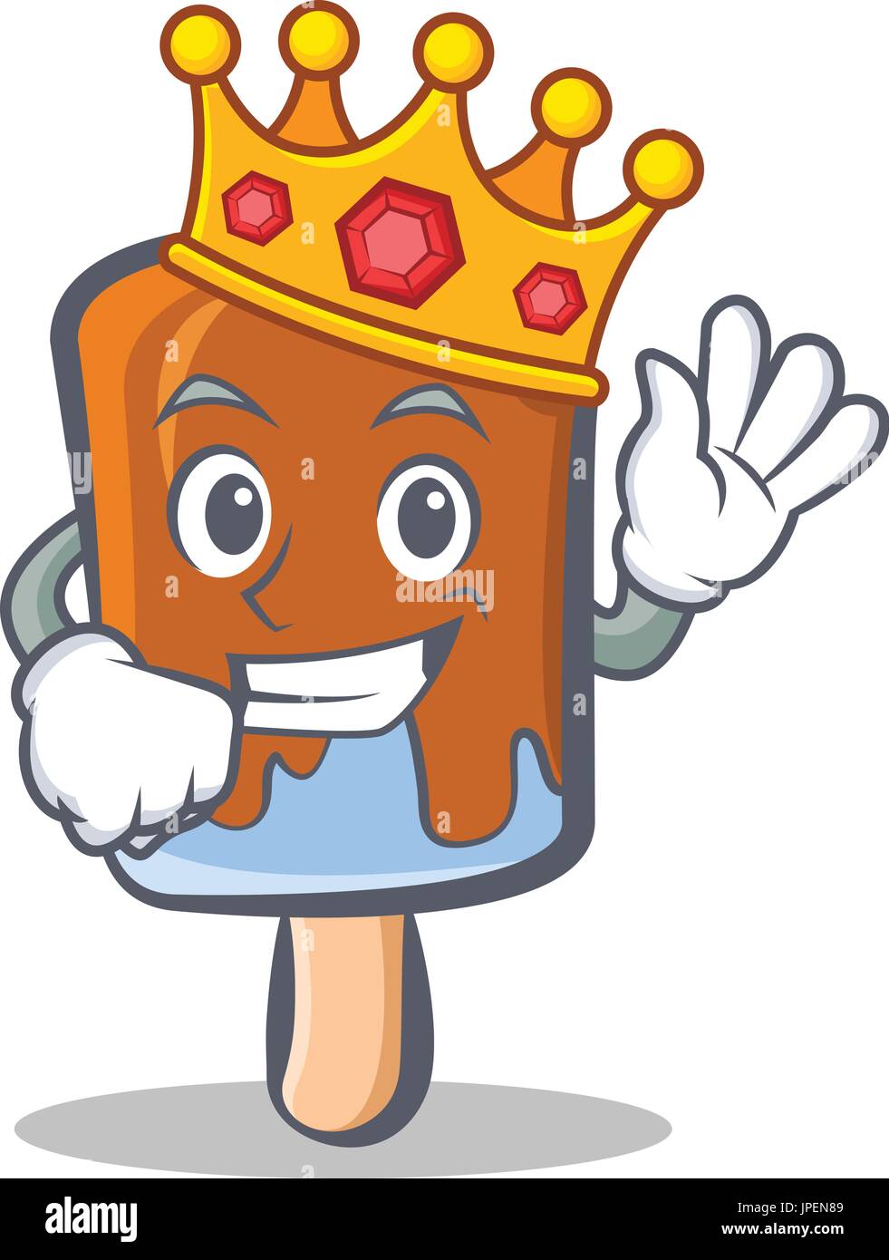 King of the ice Stock Vector Images - Alamy