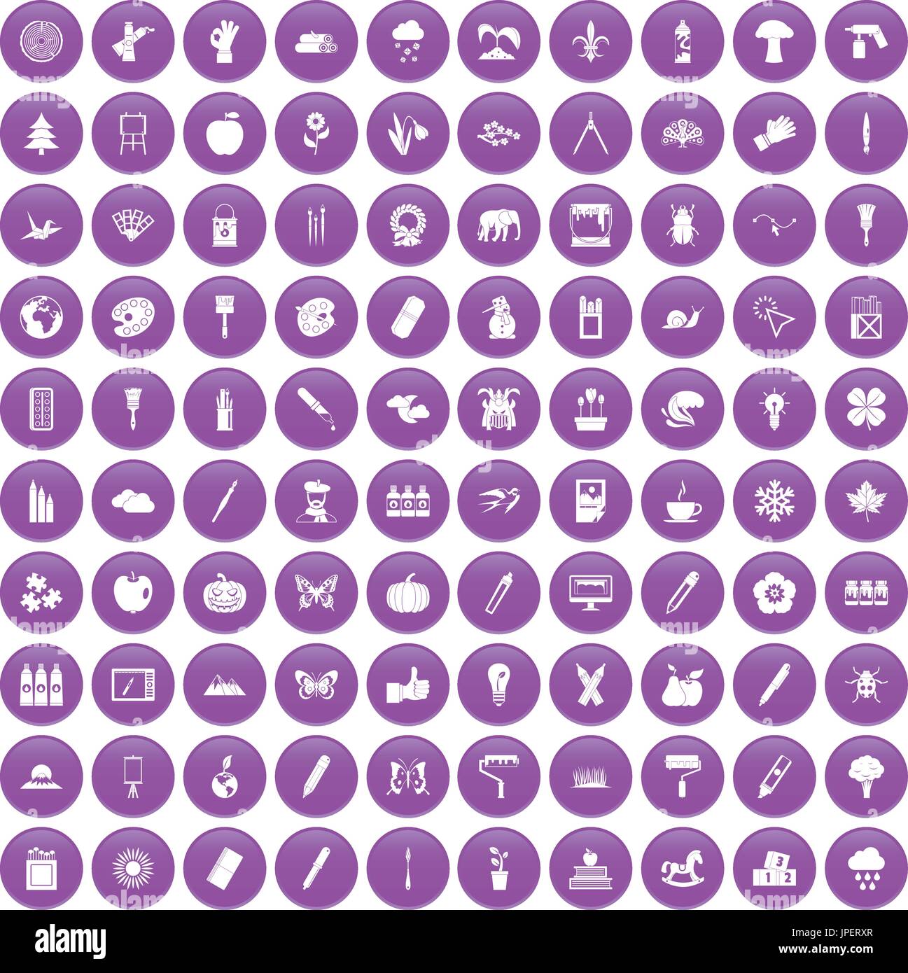 Earth crayons Stock Vector Images - Alamy