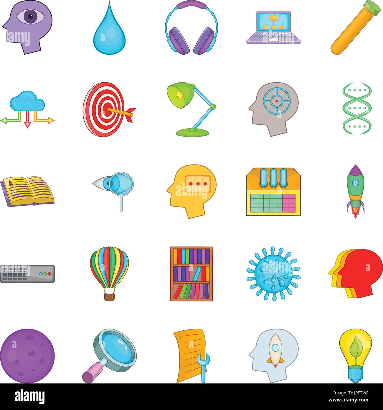 Wheeze icons set, cartoon style Stock Vector Image & Art - Alamy