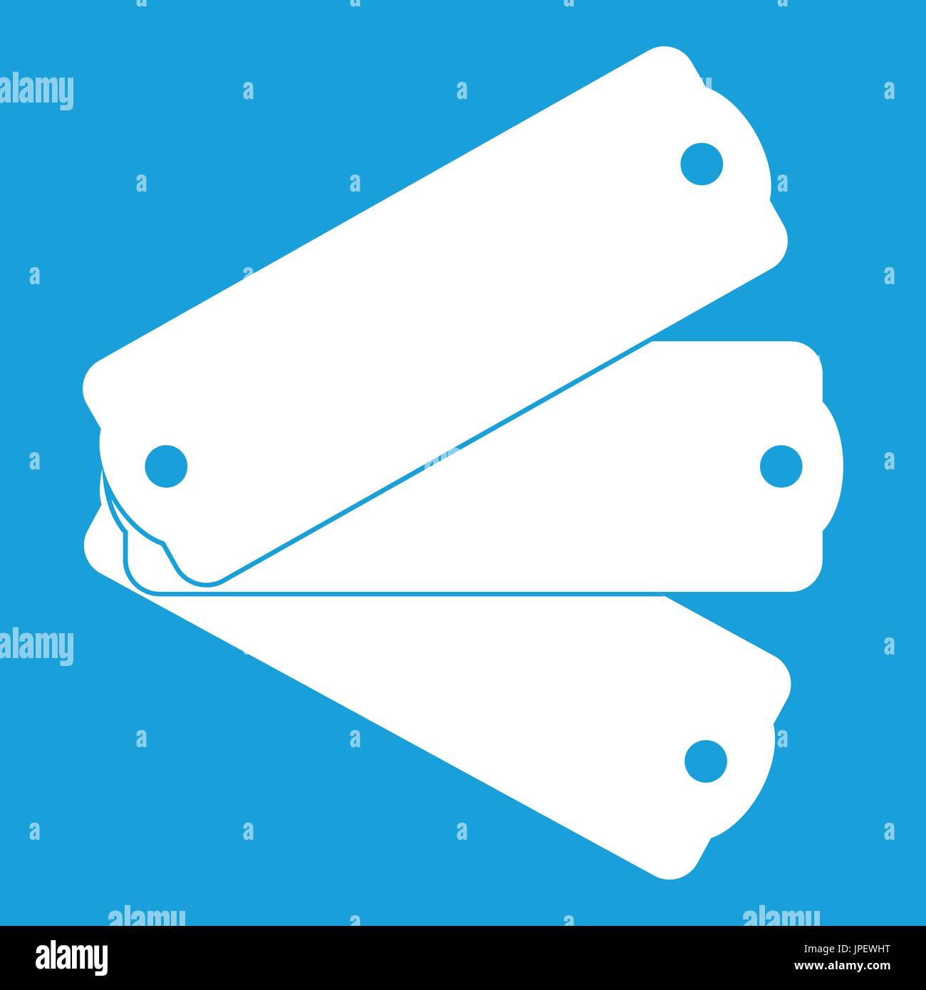 Three tags icon white Stock Vector Image & Art - Alamy