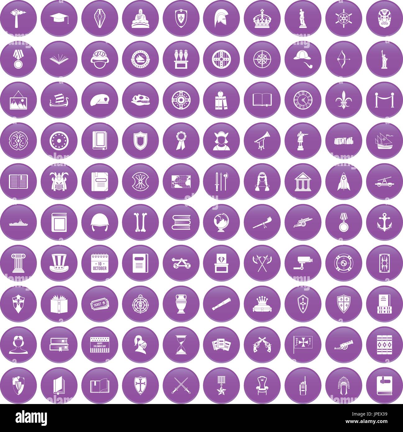 100 History Icons Set Purple Stock Vector Image Art Alamy 100-history-icons-set-purple-stock-vector-image-art-alamy
