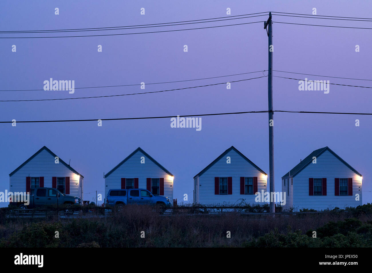 Beach cottages, Truro, Cape Cod, Massachusetts, USA Stock Photo - Alamy