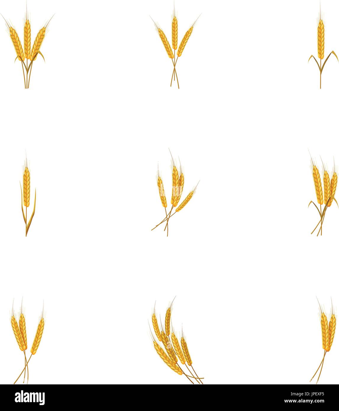 Different rye icons set, cartoon style Stock Vector Image & Art - Alamy