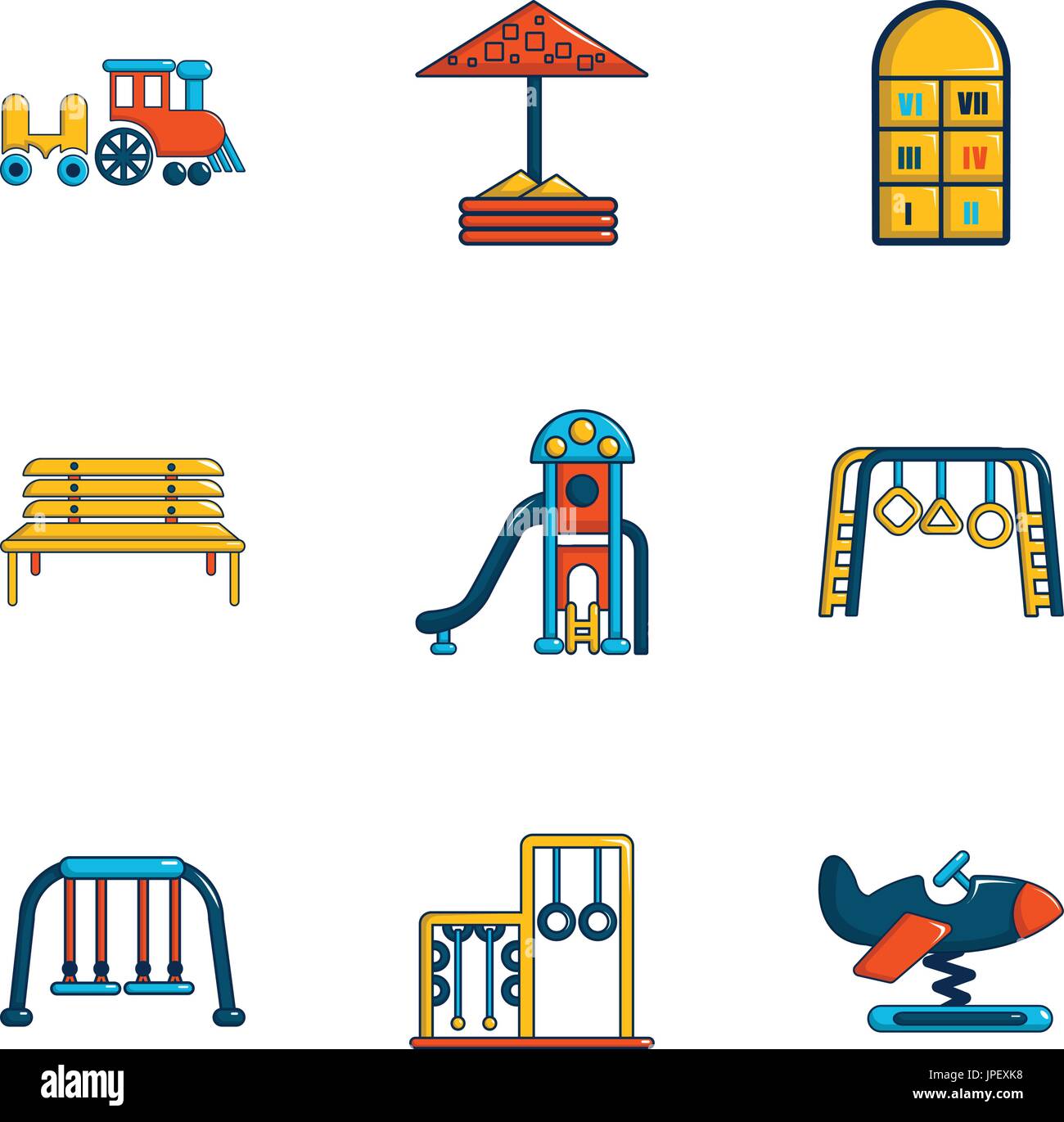 Outdoor playset Stock Vector Images - Alamy