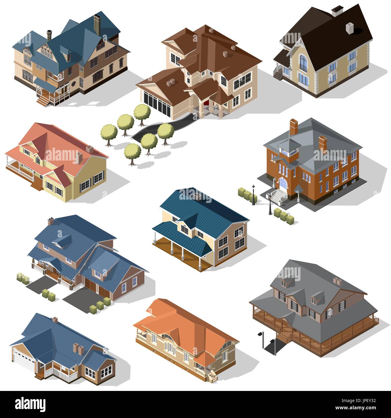 High street garage Stock Vector Images - Alamy