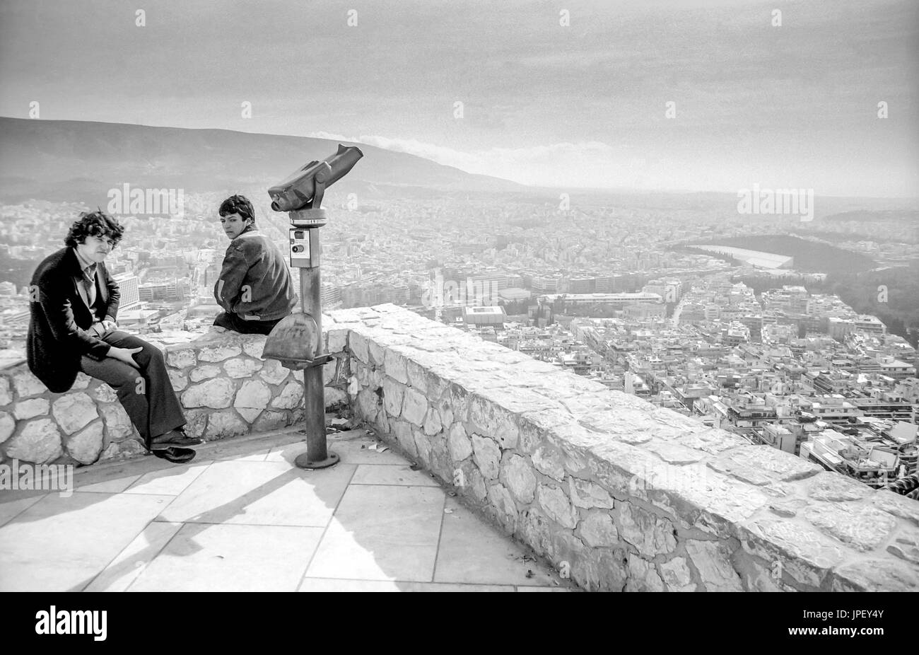 Pictures taken in Athens in 1986 Stock Photo - Alamy