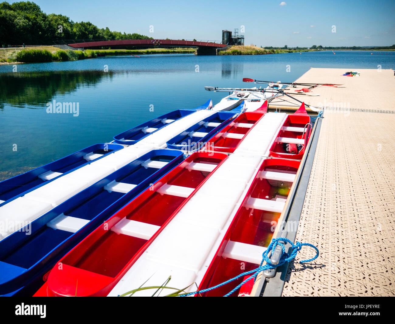 Dorney Lake, Eton College, Windsor, Buckinghamshire, England Stock ...