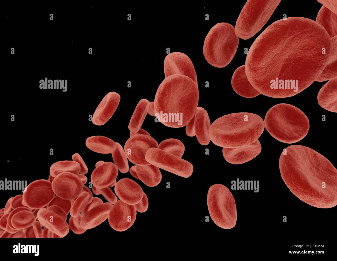 3D rendering Red Blood Cells Stock Photo - Alamy