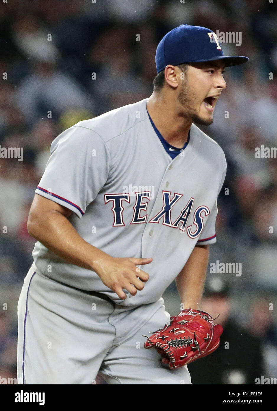 Texas Rangers pitcher Yu Darvish starts a game against the New York ...