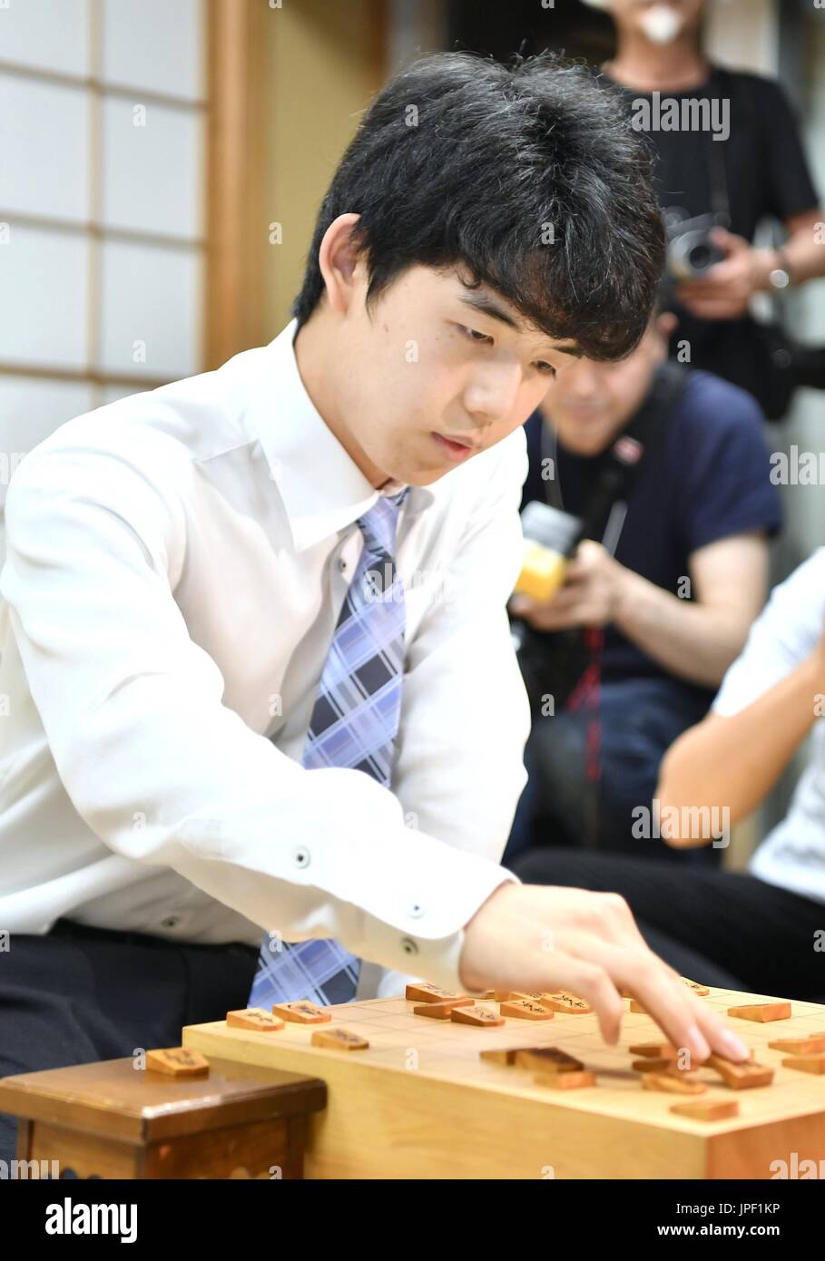 Japan's youngest professional shogi player, 14-year-old Sota Fujii, is ...