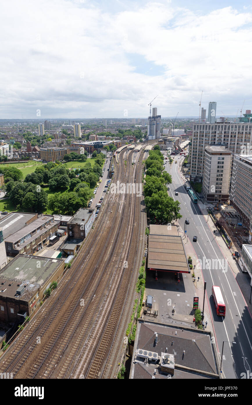 Rail Network London Stock Photo - Alamy
