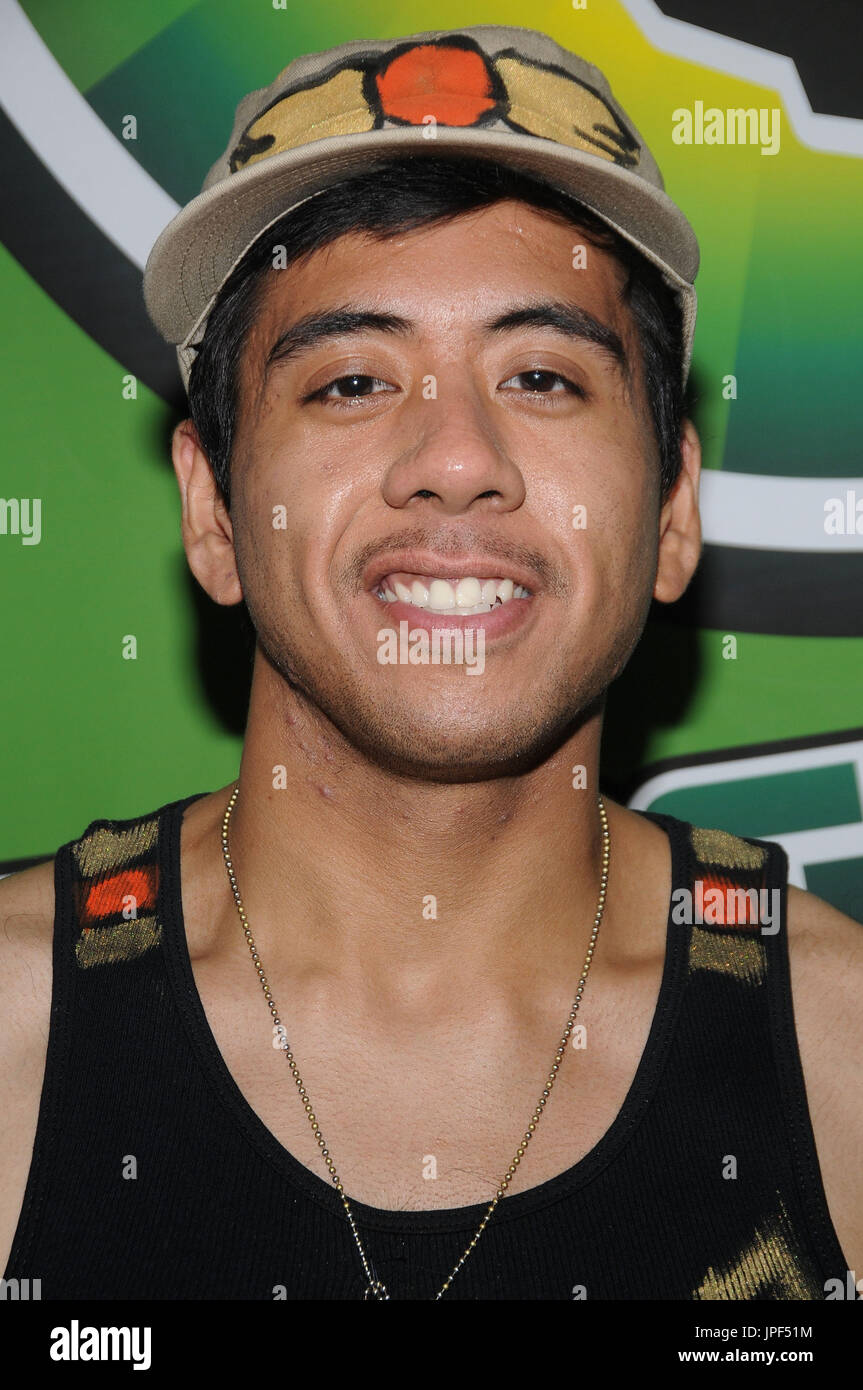 Mike Arellano AKA Magic Mike of Boogie Bots at the live taping of Randy ...