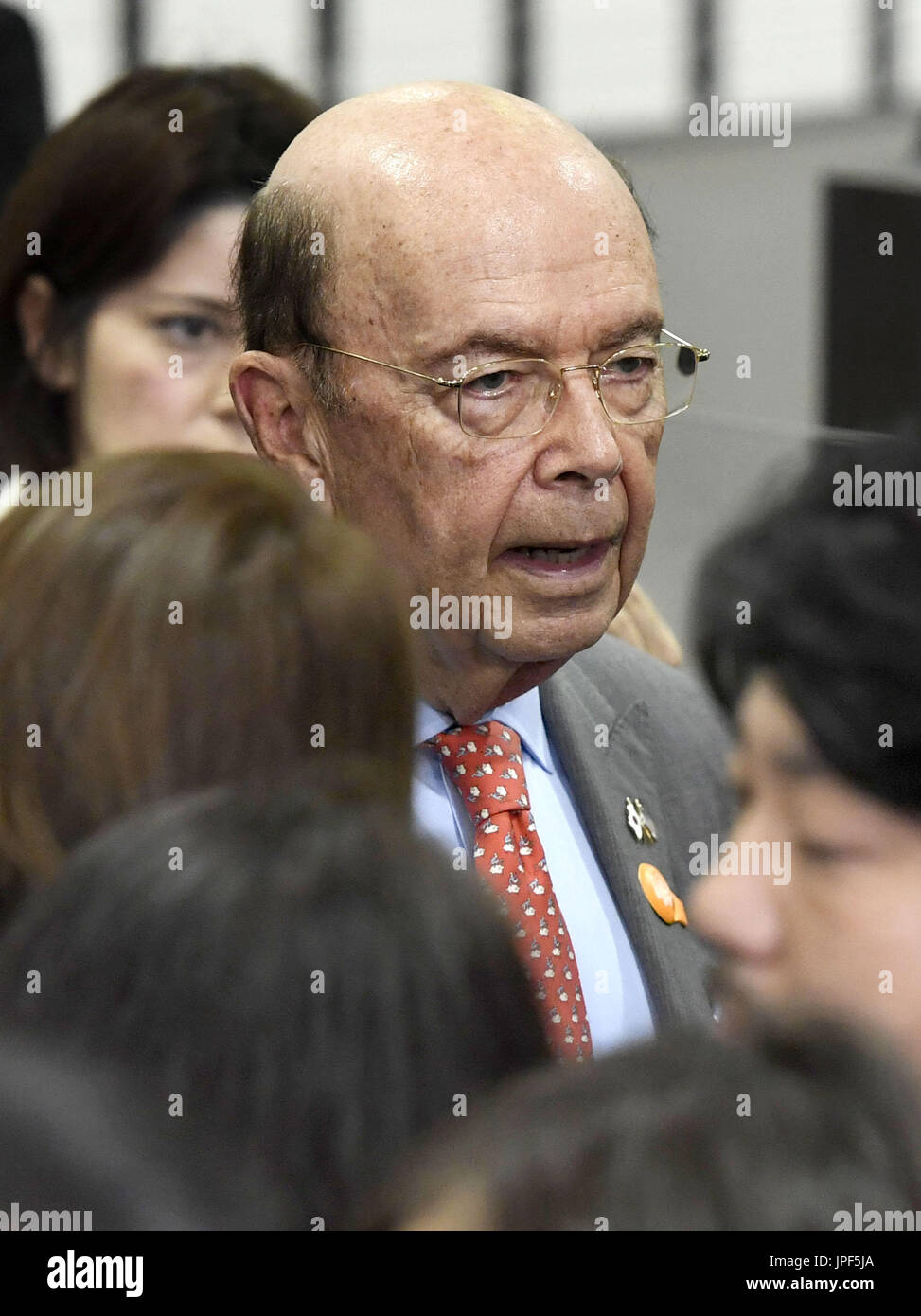 U.S. Commerce Secretary Wilbur Ross meets with reporters in Tokyo on ...