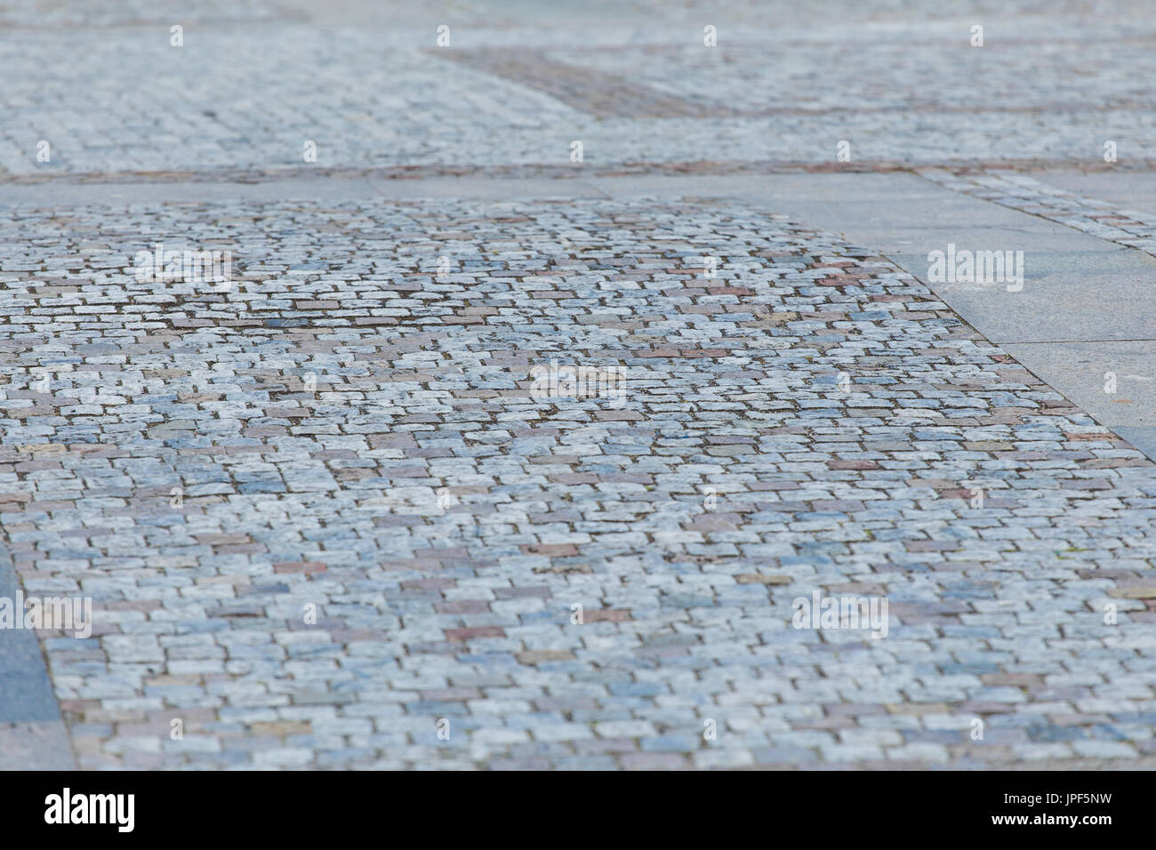Paving Stones Road Texture in Czech Republic Stock Photo - Alamy
