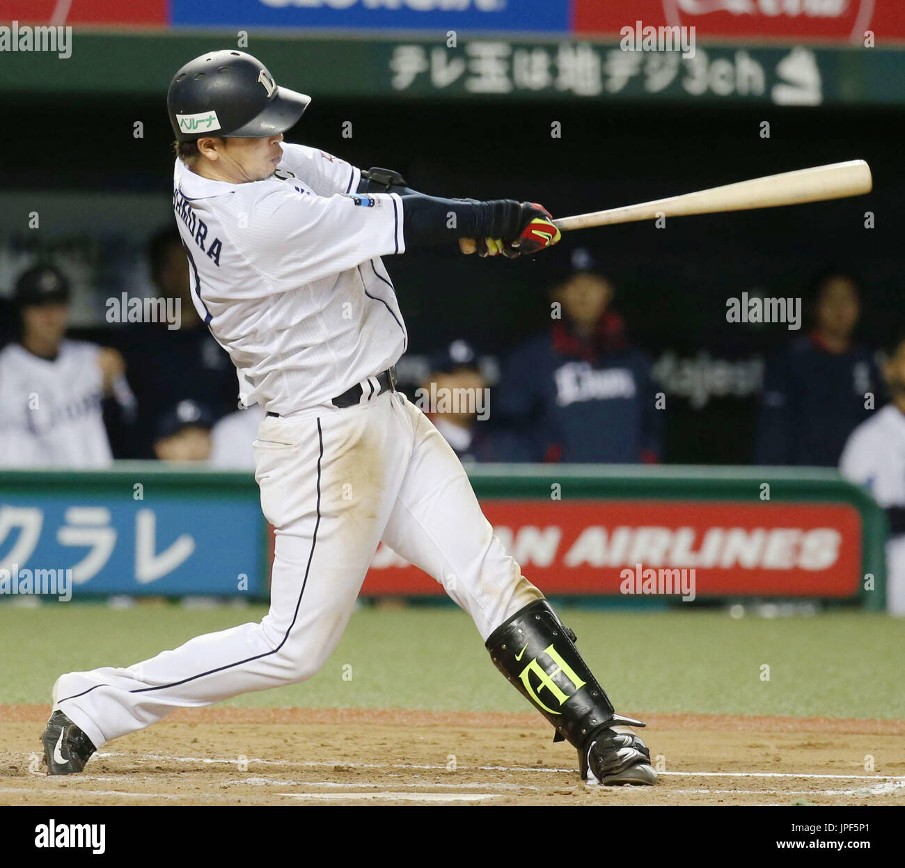 The Seibu Lions' Hideto Asamura hits a game-winning sayonara double ...