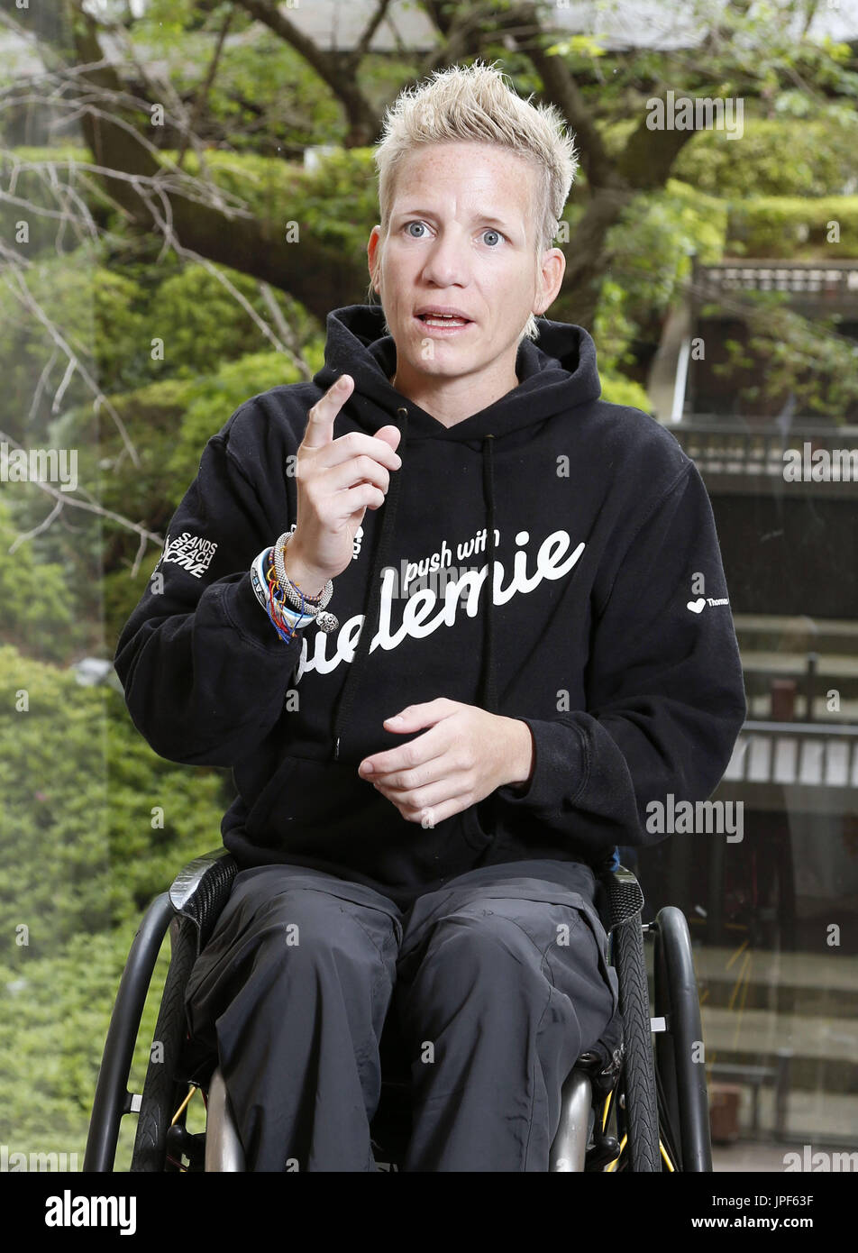 Marieke Vervoort, a Belgian Paralympic medalist wheelchair racer, is ...