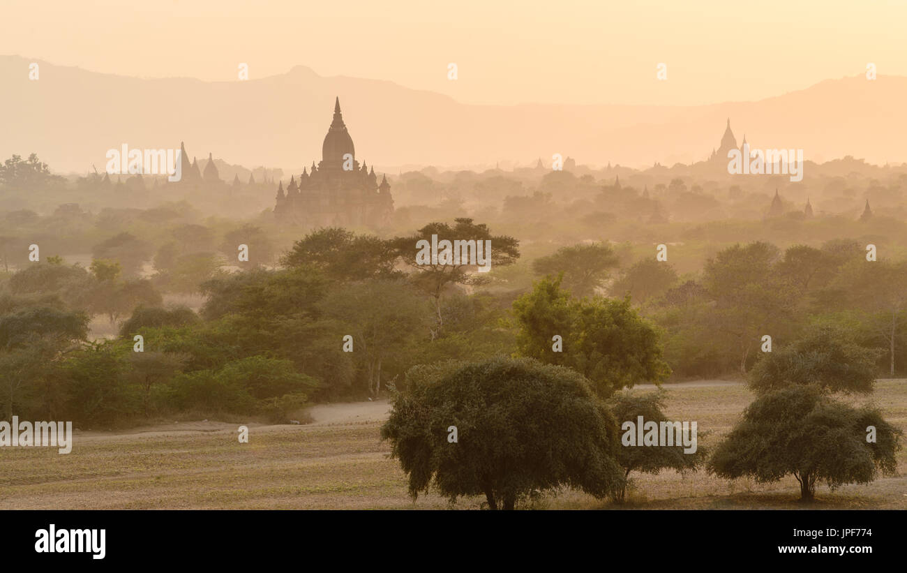 Sunset view from temple hi-res stock photography and images - Alamy