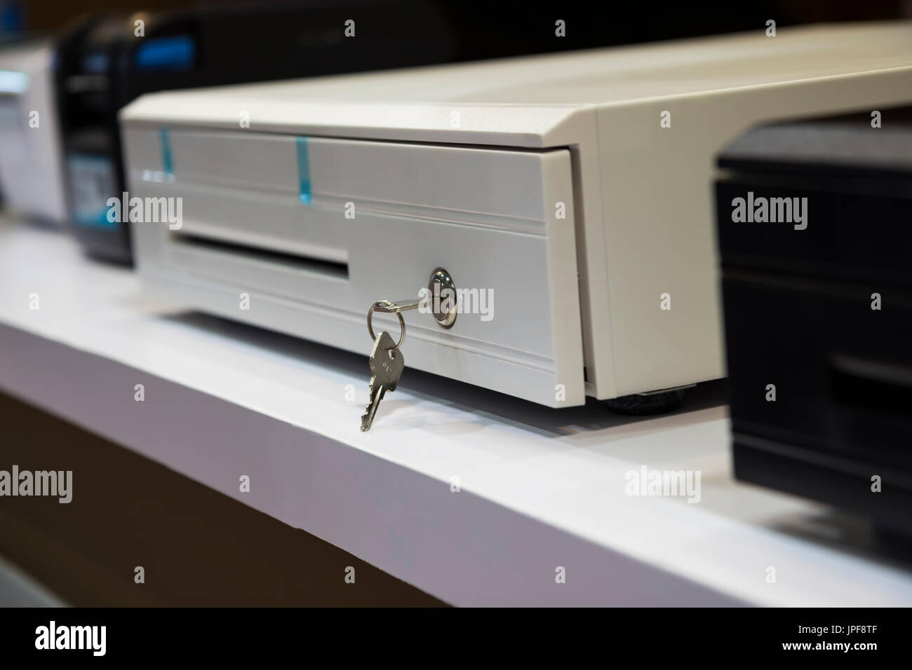 colorful box safe with keys;modern style Stock Photo - Alamy