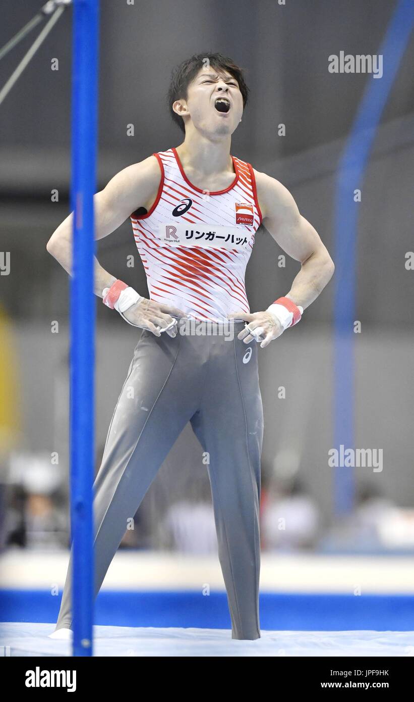Kohei Uchimura, two-time Olympic gymnastics individual all-around gold ...