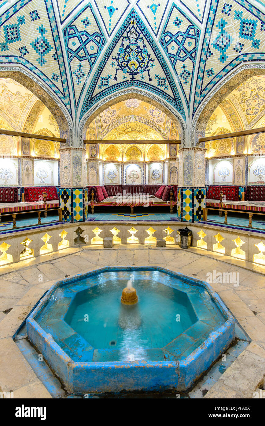 KASHAN, IRAN - APR 29, 2015: Hamam-e Soltan Mir Ahmad Stock Photo - Alamy