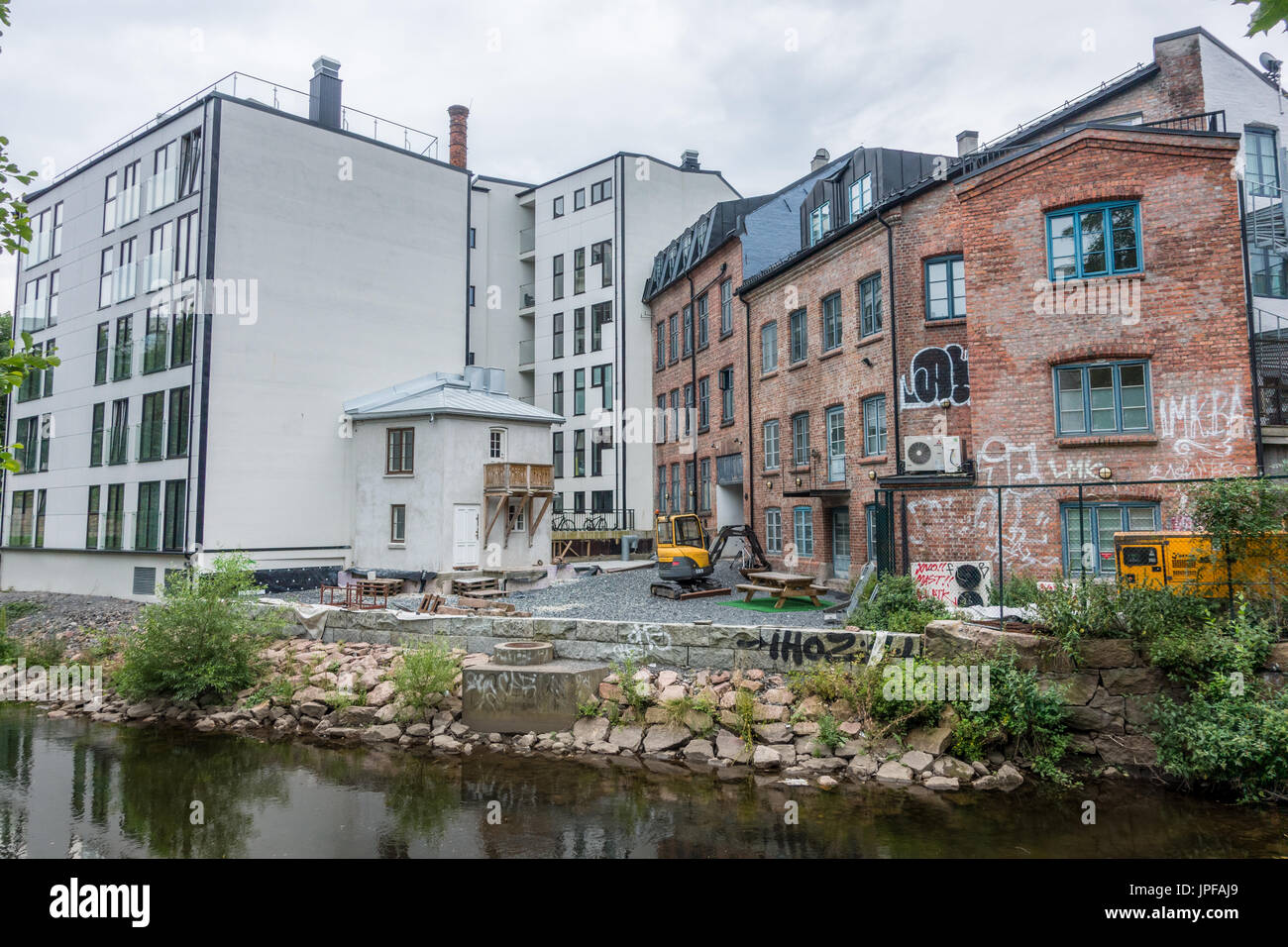 oslo, Norway - July 21, 2017:Akerselva the river in Oslo Stock Photo ...
