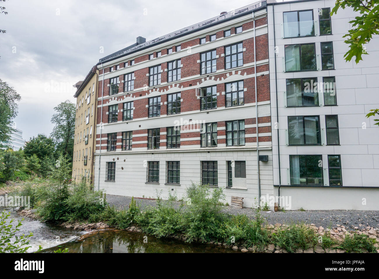 oslo, Norway - July 21, 2017:Akerselva the river in Oslo Stock Photo ...