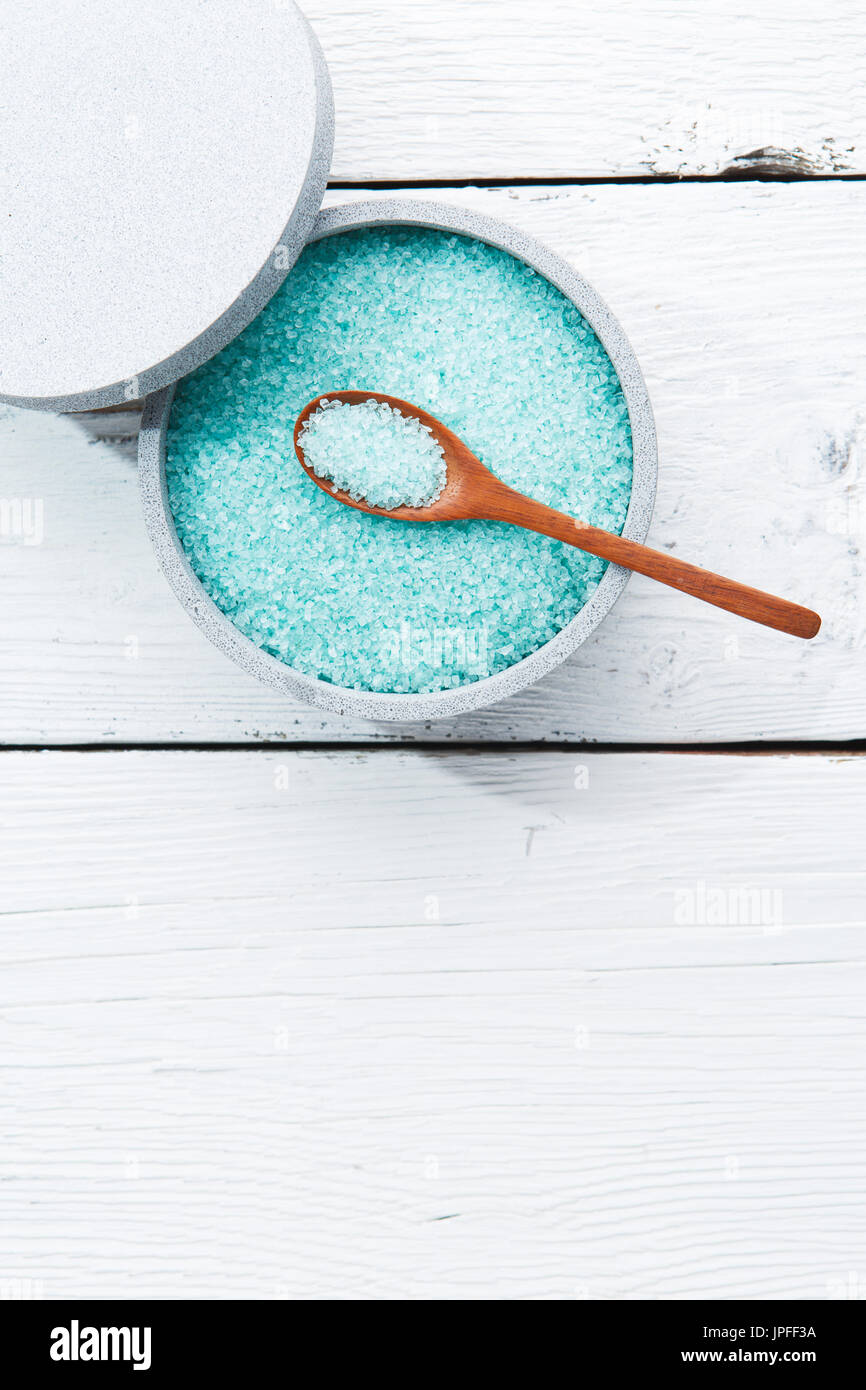 Blue salt container hi-res stock photography and images - Alamy