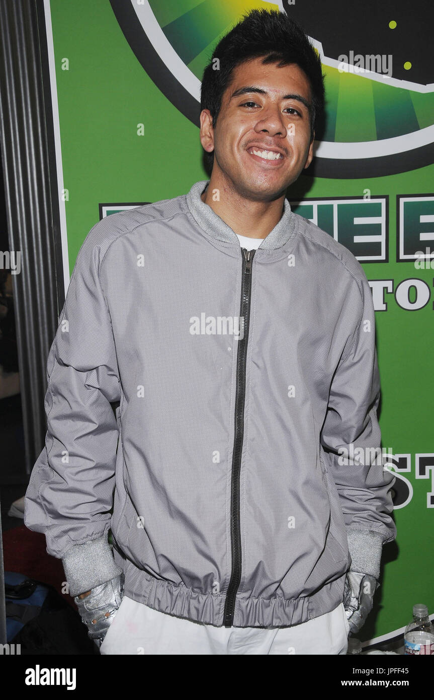 Mike Arellano AKA Magic Mike of Boogie Bots at the live taping of Randy ...