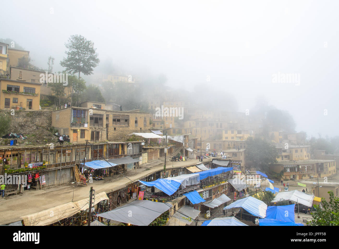 mountain village of Masouleh, Iran Stock Photo - Alamy
