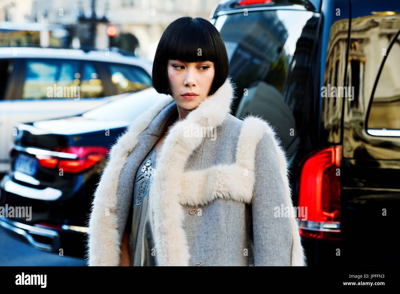 Paris Fashion Week Spring Summer 2017-2018, Paris, France Stock Photo ...