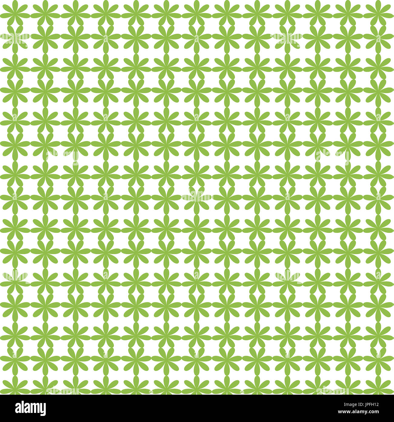 Abstract Green Flower Seamless Pattern Background Stock Photo - Alamy