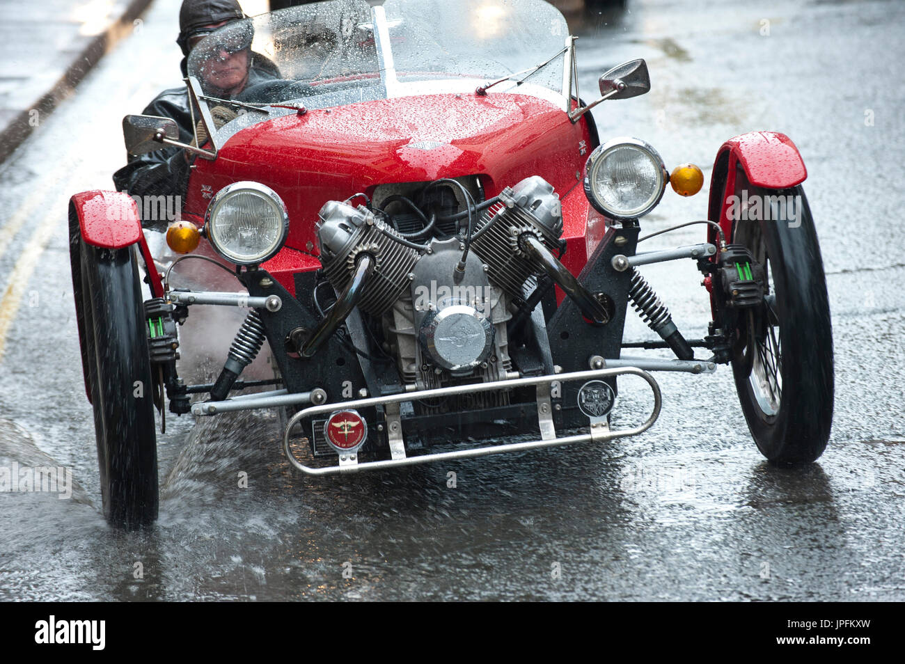 Builth Wells, Powys, UK. 1st Aug, 2017. A Triking Three Wheeler Sports ...