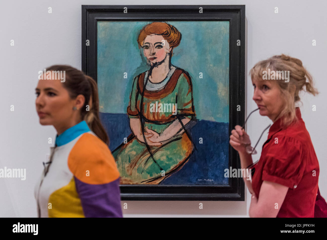 London, UK. 1st Aug, 2017. Portrait of Olga Merson 1911 - Matisse in ...