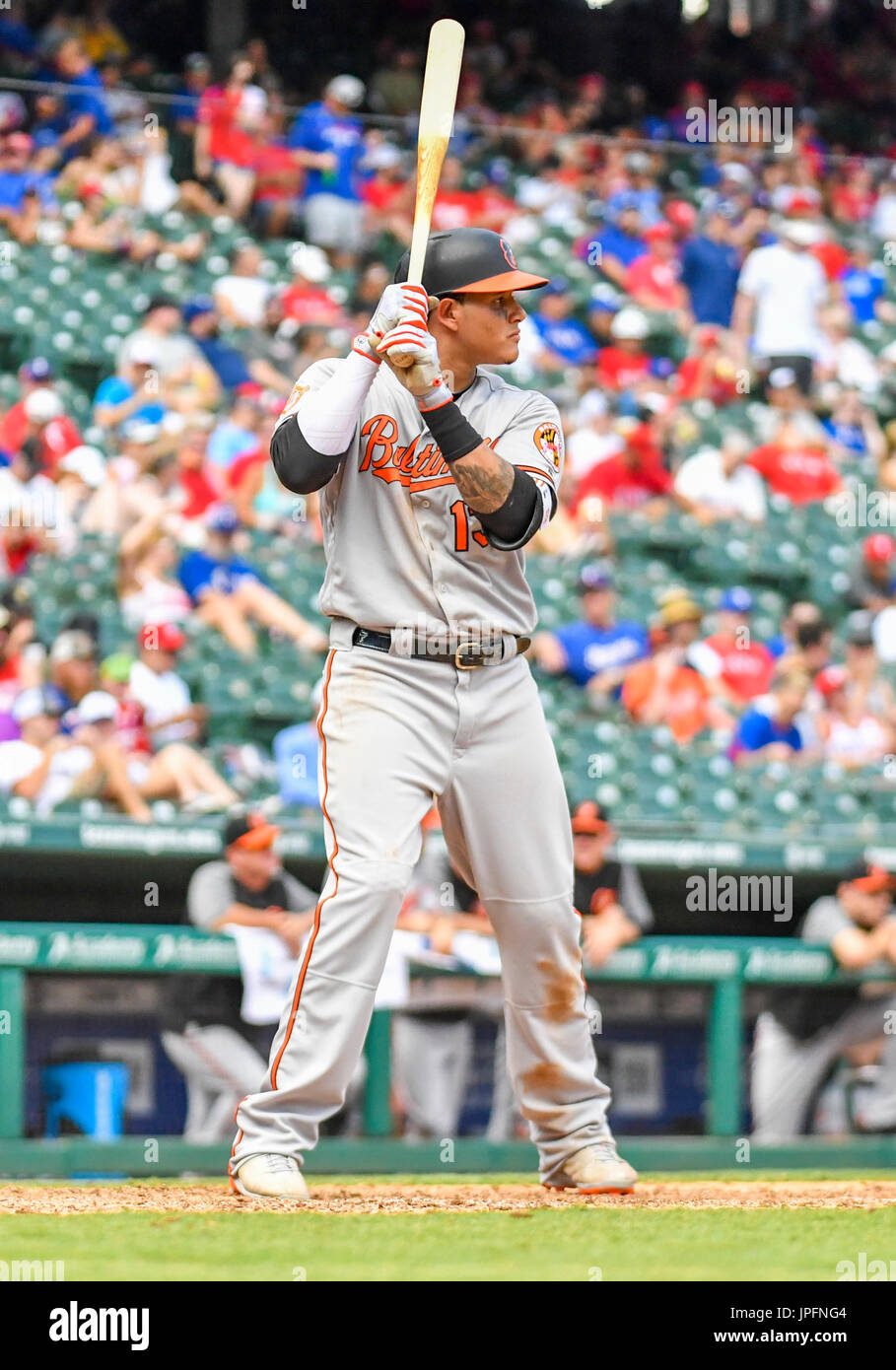 July 30, 2017: Baltimore Orioles third baseman Manny Machado #13 during ...