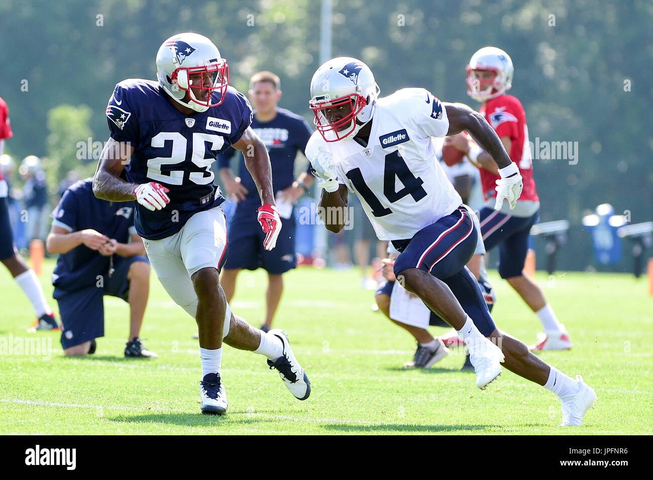 Foxborough, Massachusetts, USA. 1st Aug, 2017. New England Patriots ...