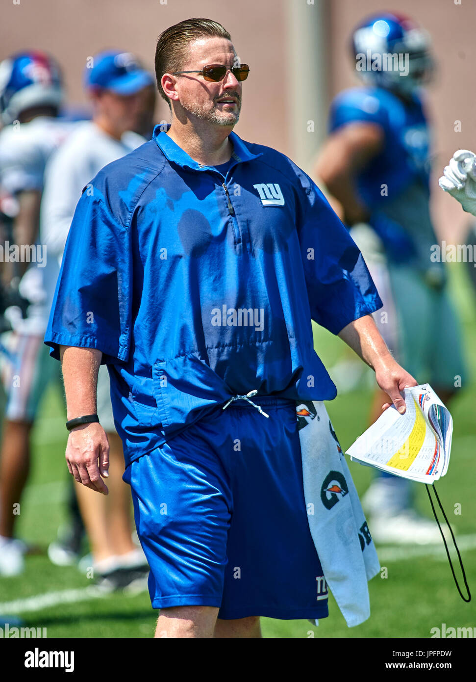 August 1, 2017 - East Rutherford, New Jersey, U.S. - New York Giants ...