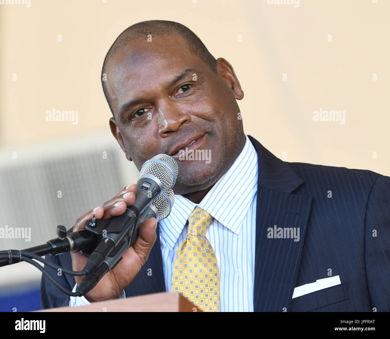 New York, NY, USA. 29th July, 2017. 2017 Hall of Fame inductee Tim ...