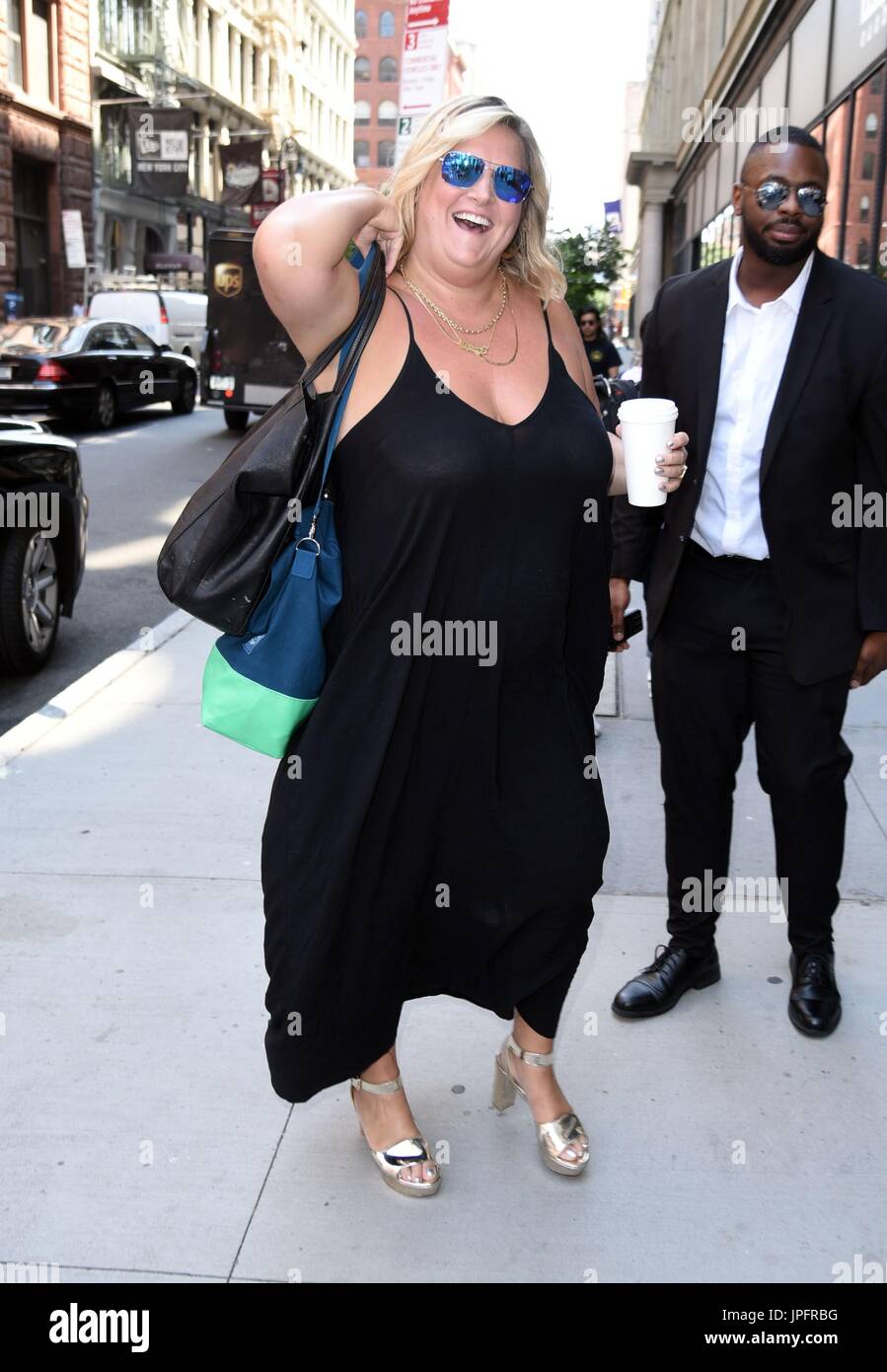 New York, NY, USA. 1st Aug, 2017. Bridget Everett, out promoting her ...