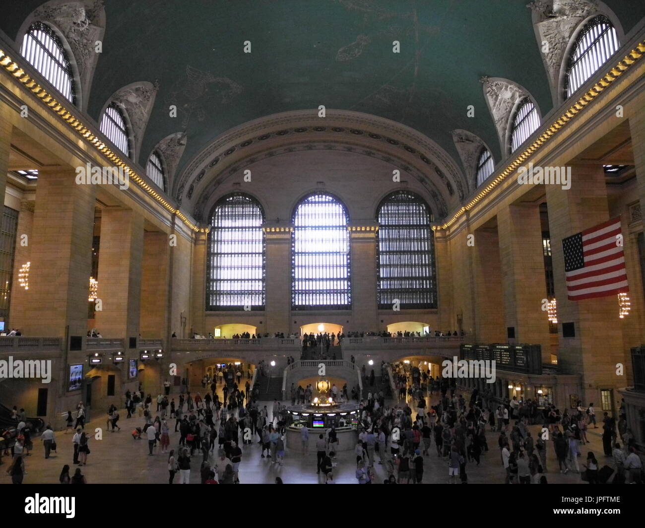 New York, USA. 26th July, 2017. The main hall inside Grand Central ...