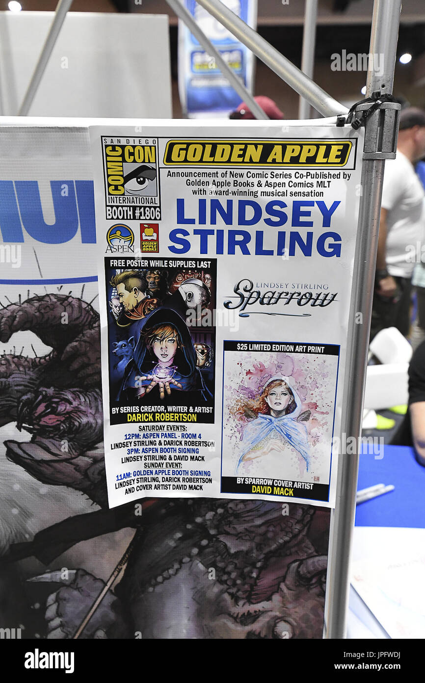 San Diego, CA, USA. 22nd July, 2017. Comic-Con International 2017 ...